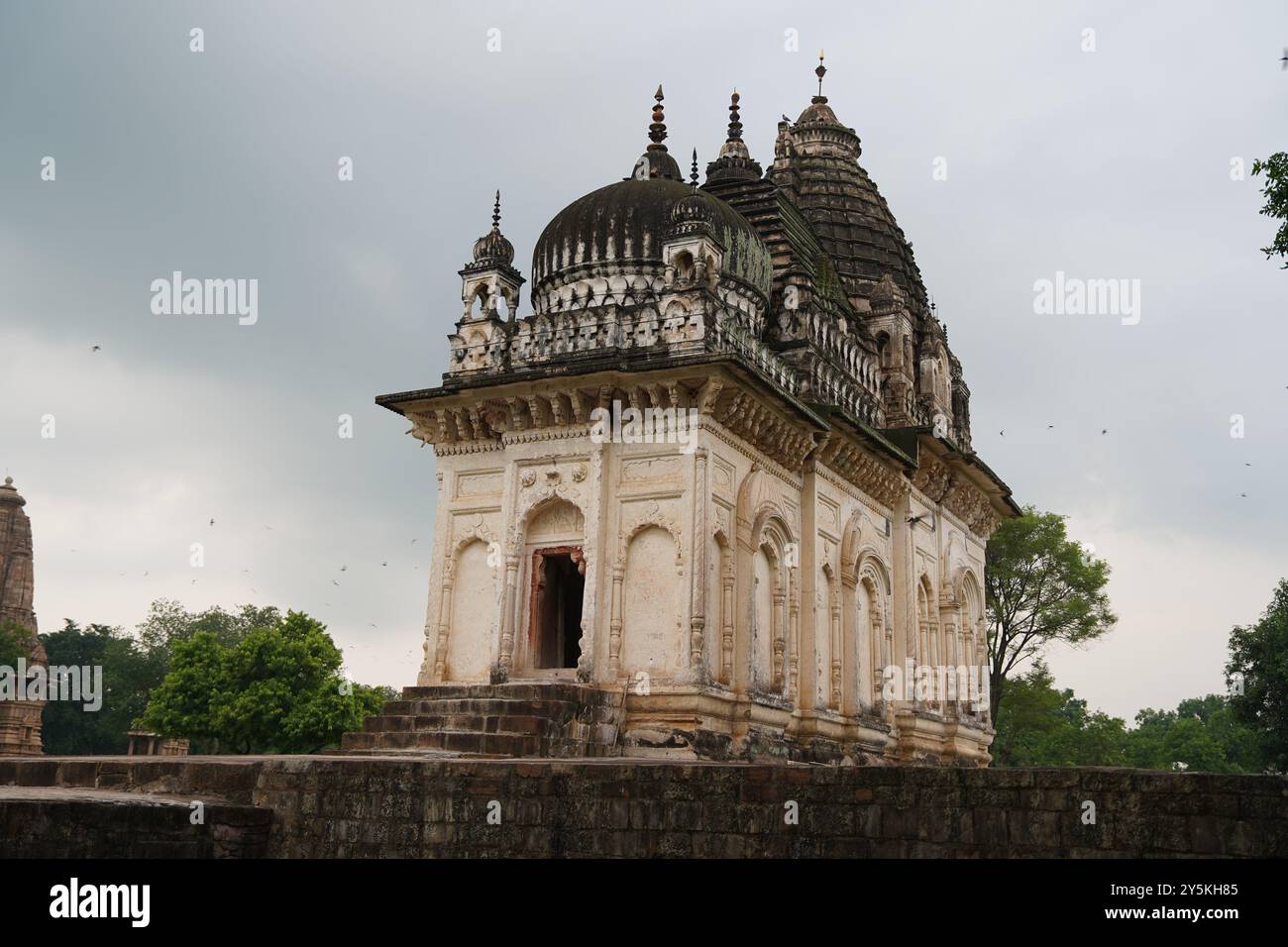 The Pratapeshwar Temple, part of the Khajuraho Group of Monuments in ...
