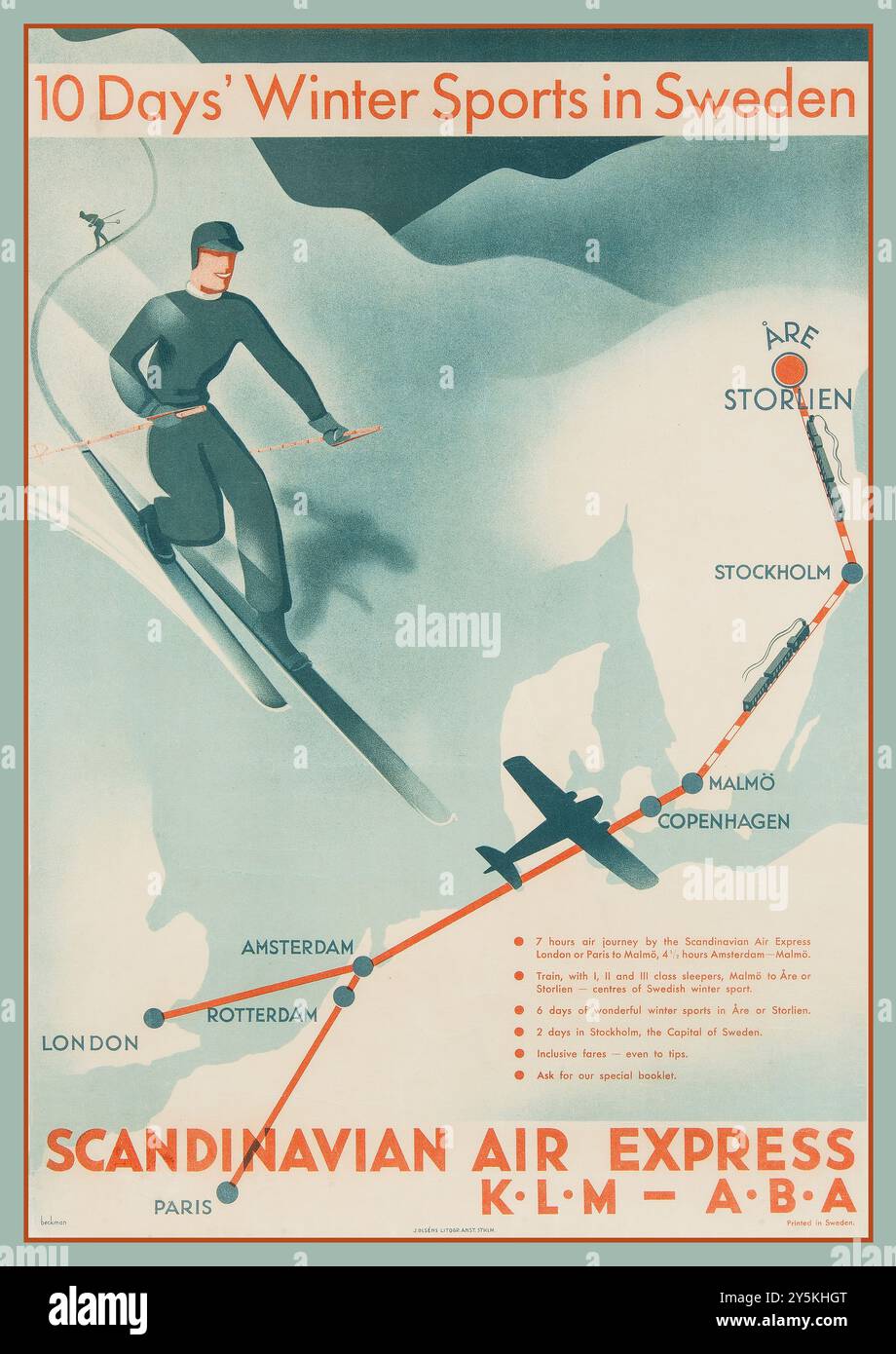 Scandinavian air express hi-res stock photography and images - Alamy