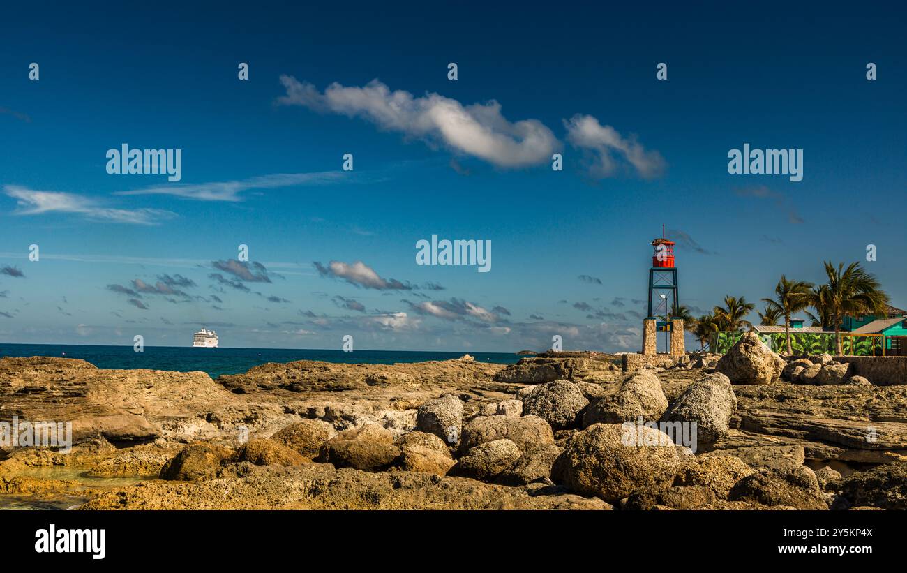 Bahamas Coco Cay Caribbean Island - Luxury beach oasis Stock Photo - Alamy