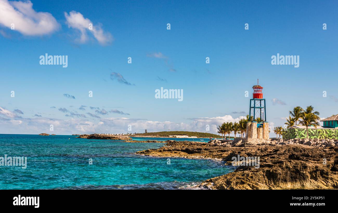 Bahamas Coco Cay Caribbean Island - Luxury beach oasis Stock Photo - Alamy