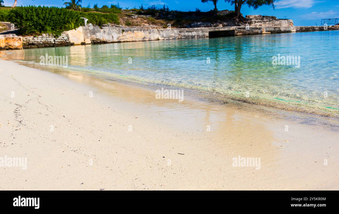 Horseshoe Bay Beach and Deep Bay Beach in Hamilton, Bermuda Stock Photo ...