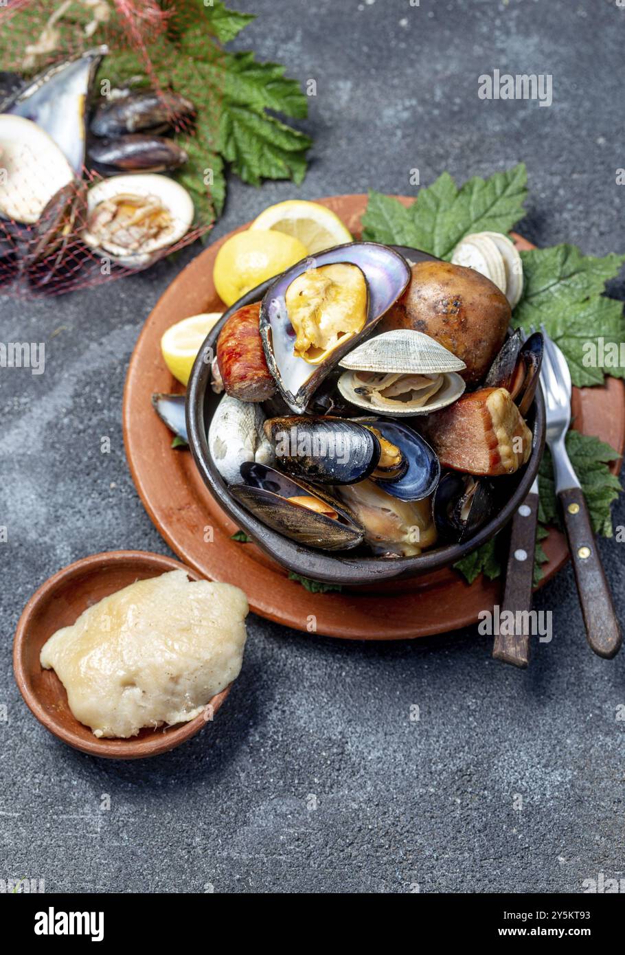 Famous traditional dish of the south of Chile and the Chiloe ...