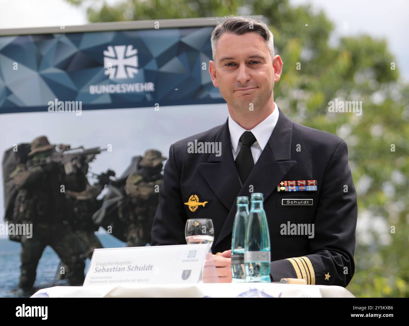 Fregattenkapitän Sebastian Schuldt, Kommandeur des Kommando ...