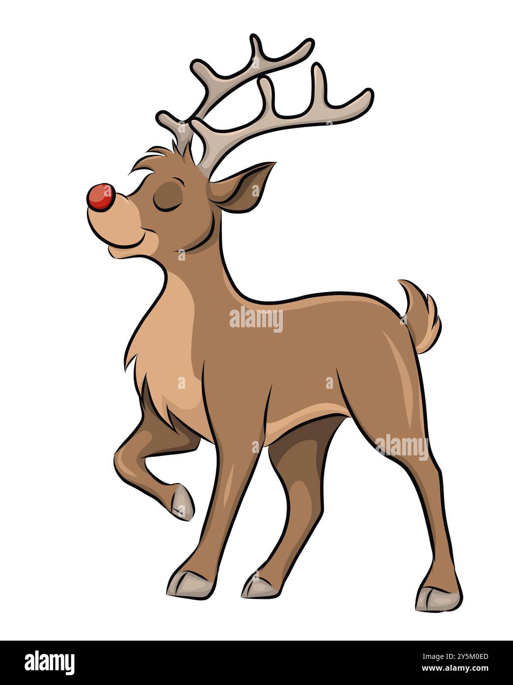 Wild reindeer animal in Cut Out Stock Images & Pictures - Alamy