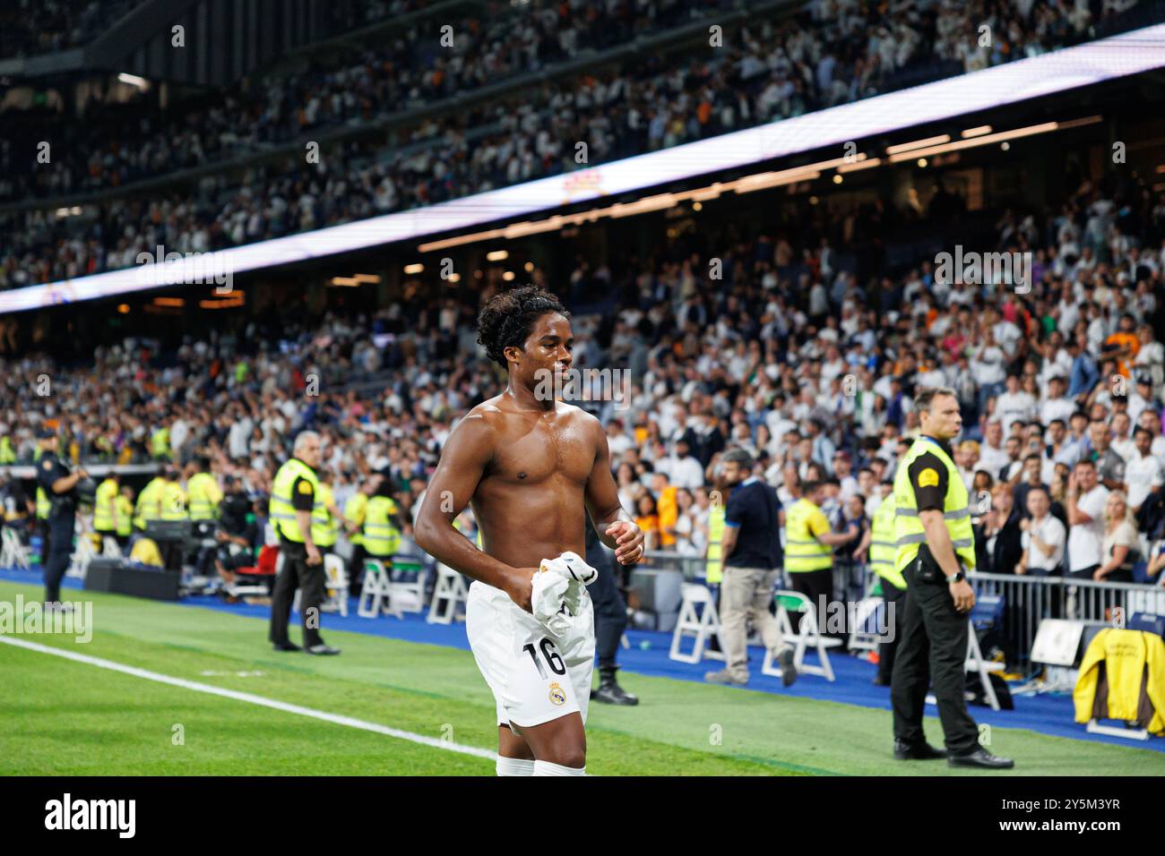 Endrick seen during LaLiga EA SPORTS game between teams of Real Madrid ...