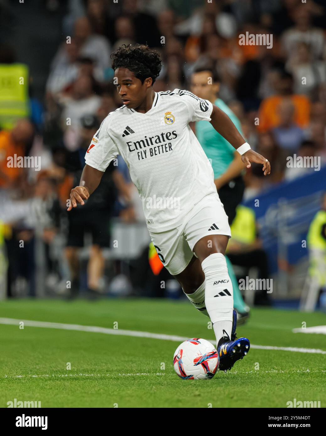Endrick seen during LaLiga EA SPORTS game between teams of Real Madrid ...