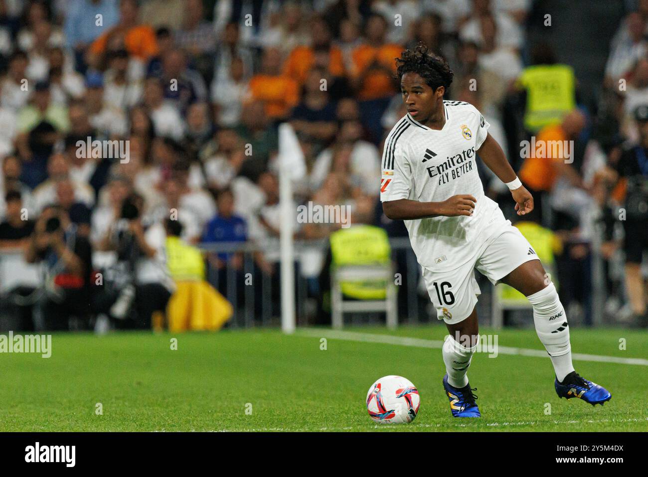 Endrick seen during LaLiga EA SPORTS game between teams of Real Madrid ...