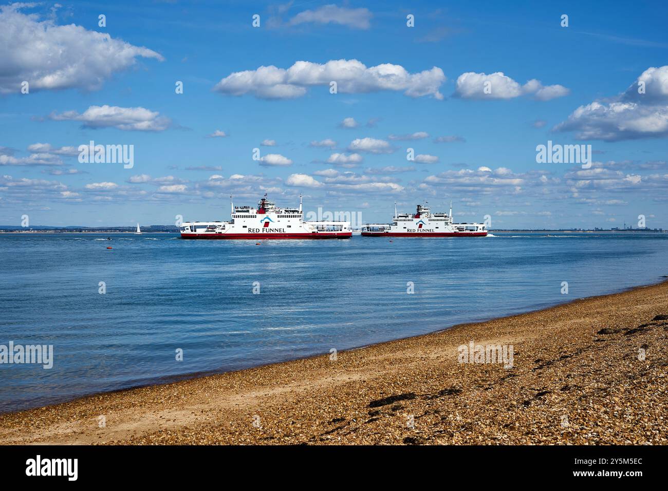 Red Funnel Ferries - Isle of Wight Stock Photo - Alamy
