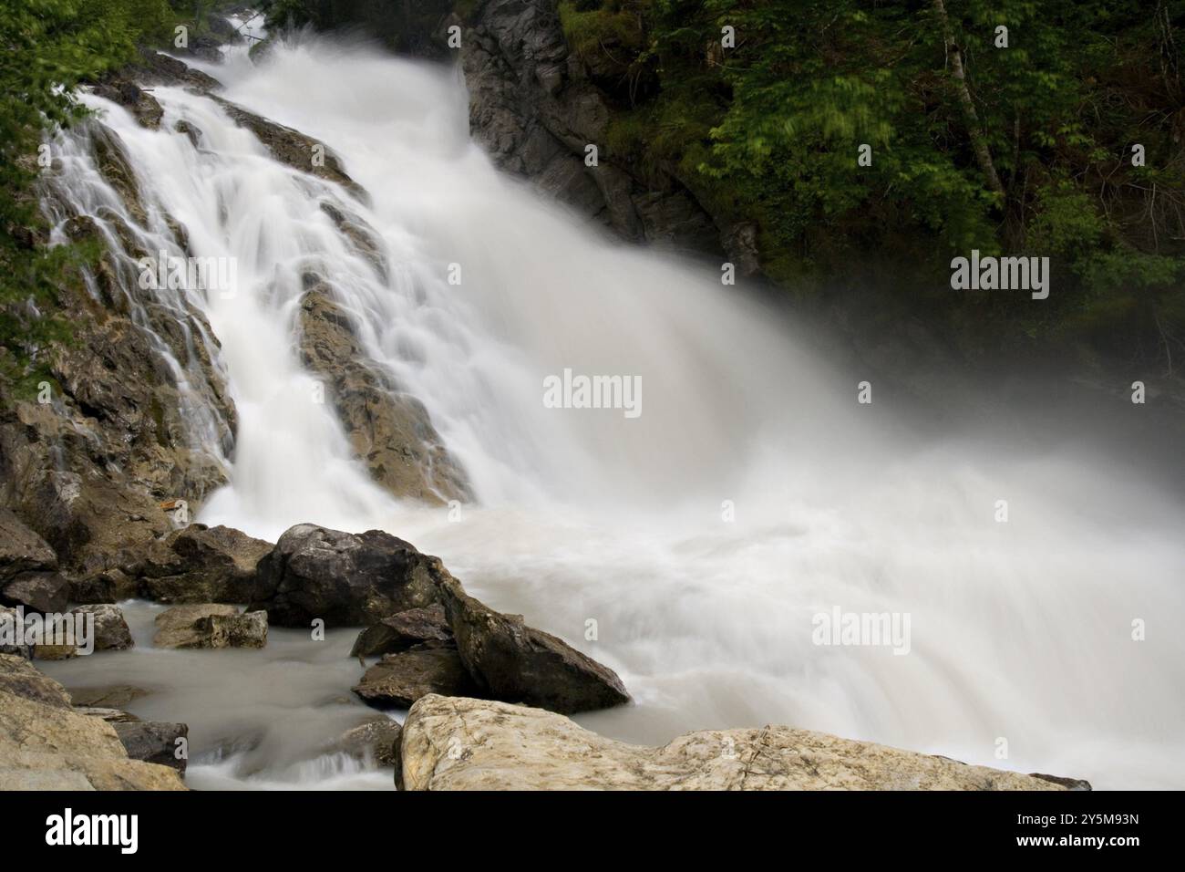Waterfall of the Simme Stock Photo - Alamy