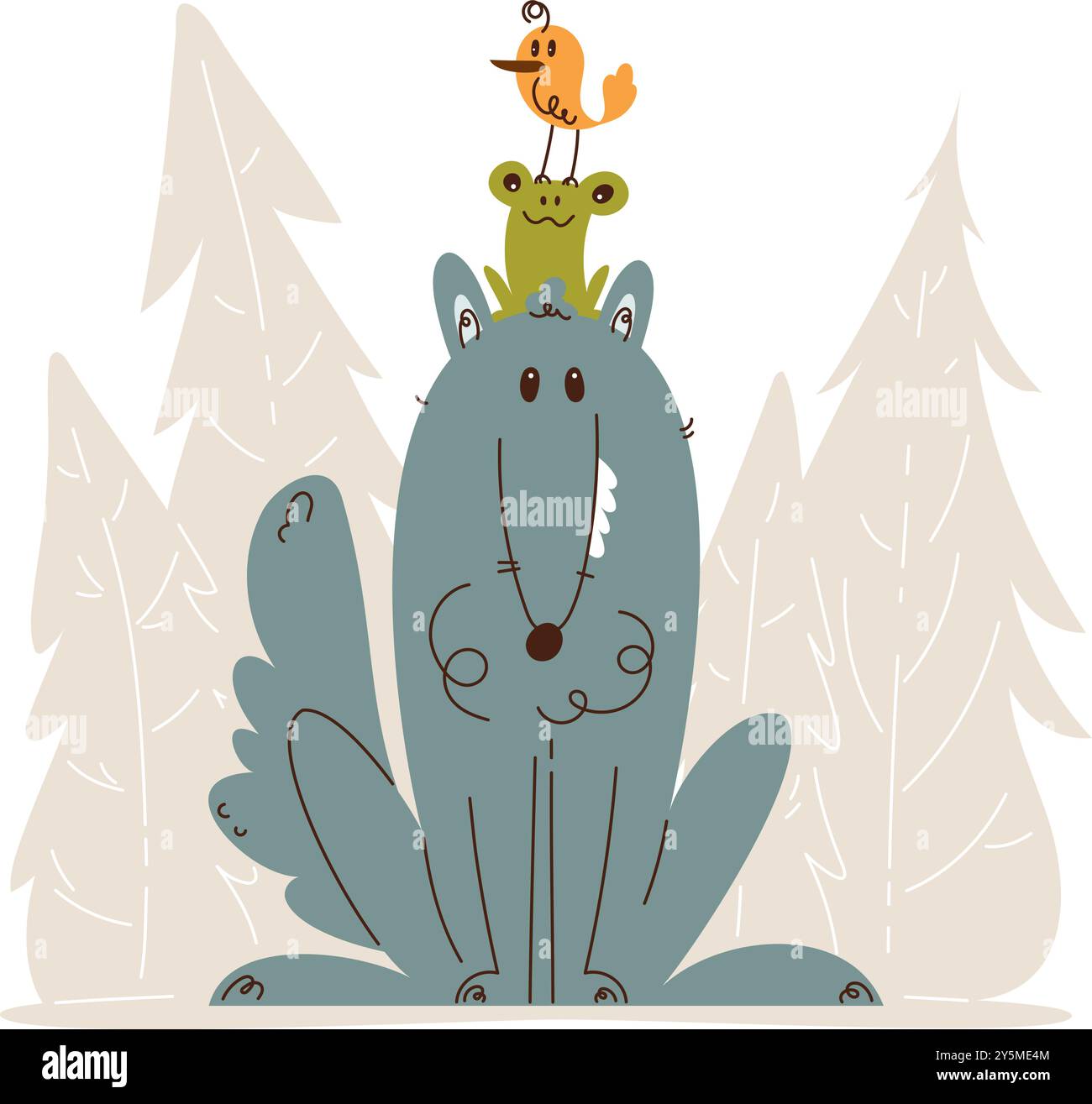 Woodland stack Stock Vector Images - Alamy