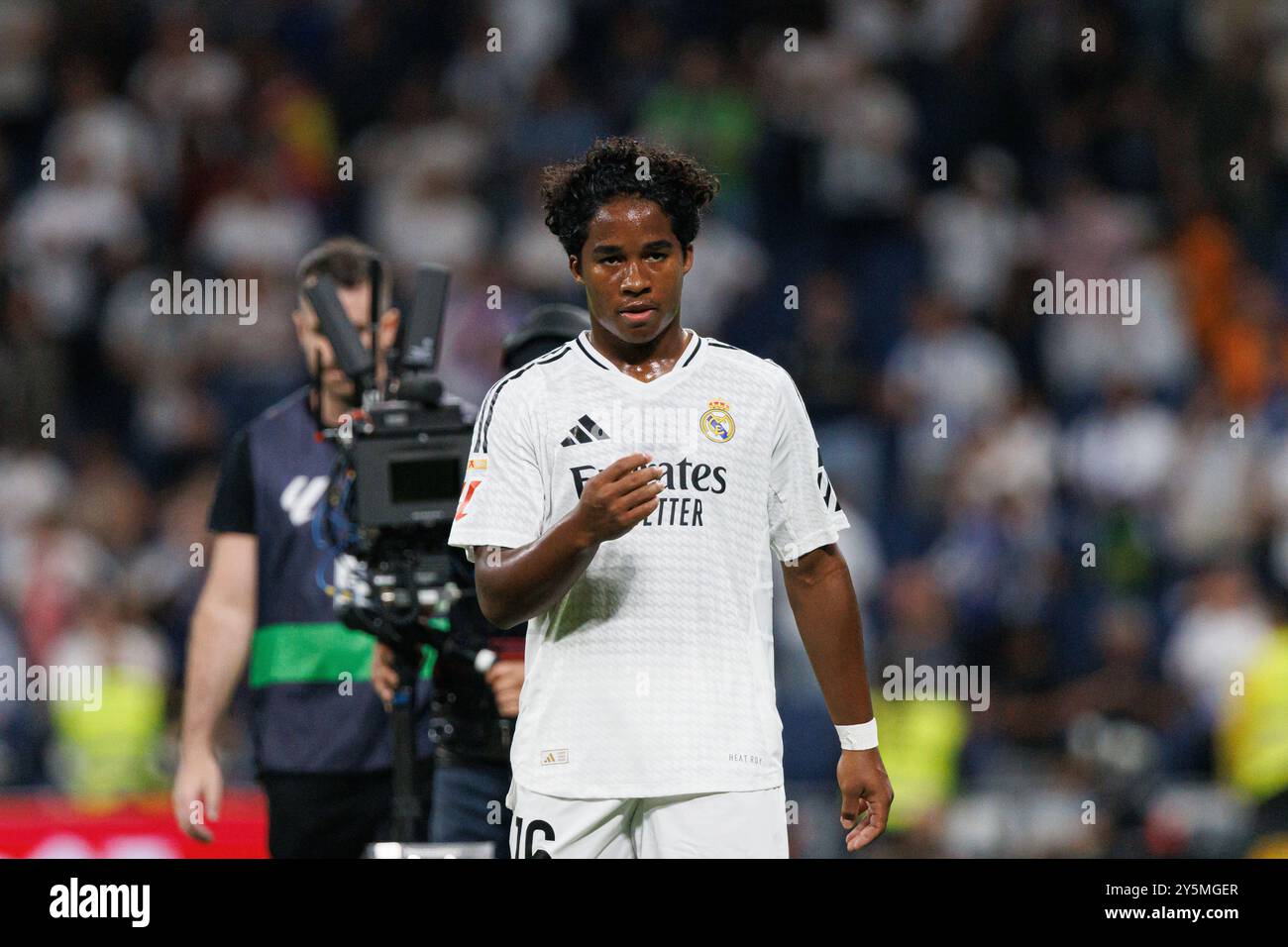 Endrick seen during LaLiga EA SPORTS game between teams of Real Madrid ...