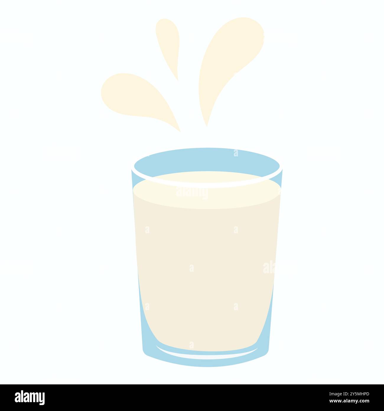 Chocolate milk splashes isolated Stock Vector Images - Alamy