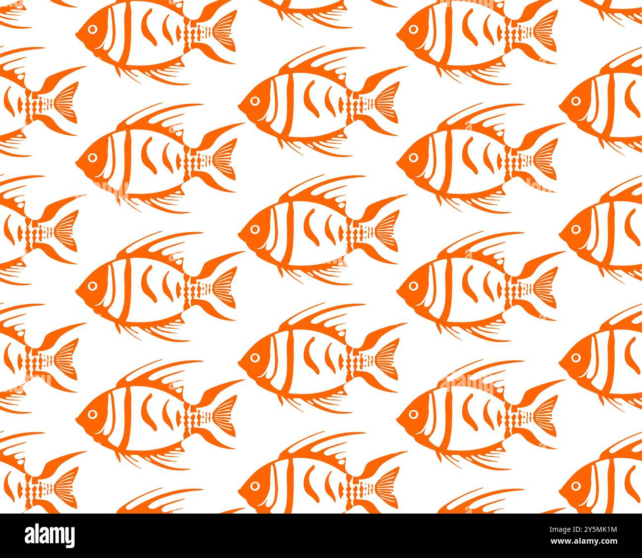 Seamless tropical sea fish Cut Out Stock Images & Pictures - Alamy