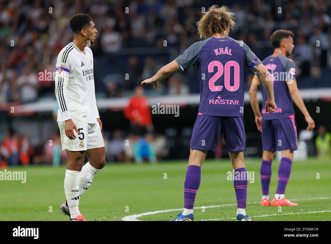 Jude Bellingham, Alex Kral seen during LaLiga EA SPORTS game between ...