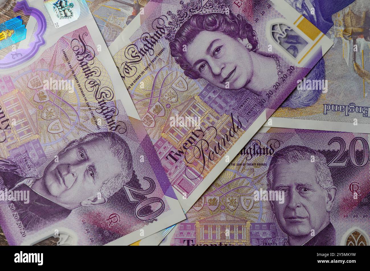 20 pound banknotes hi-res stock photography and images - Alamy