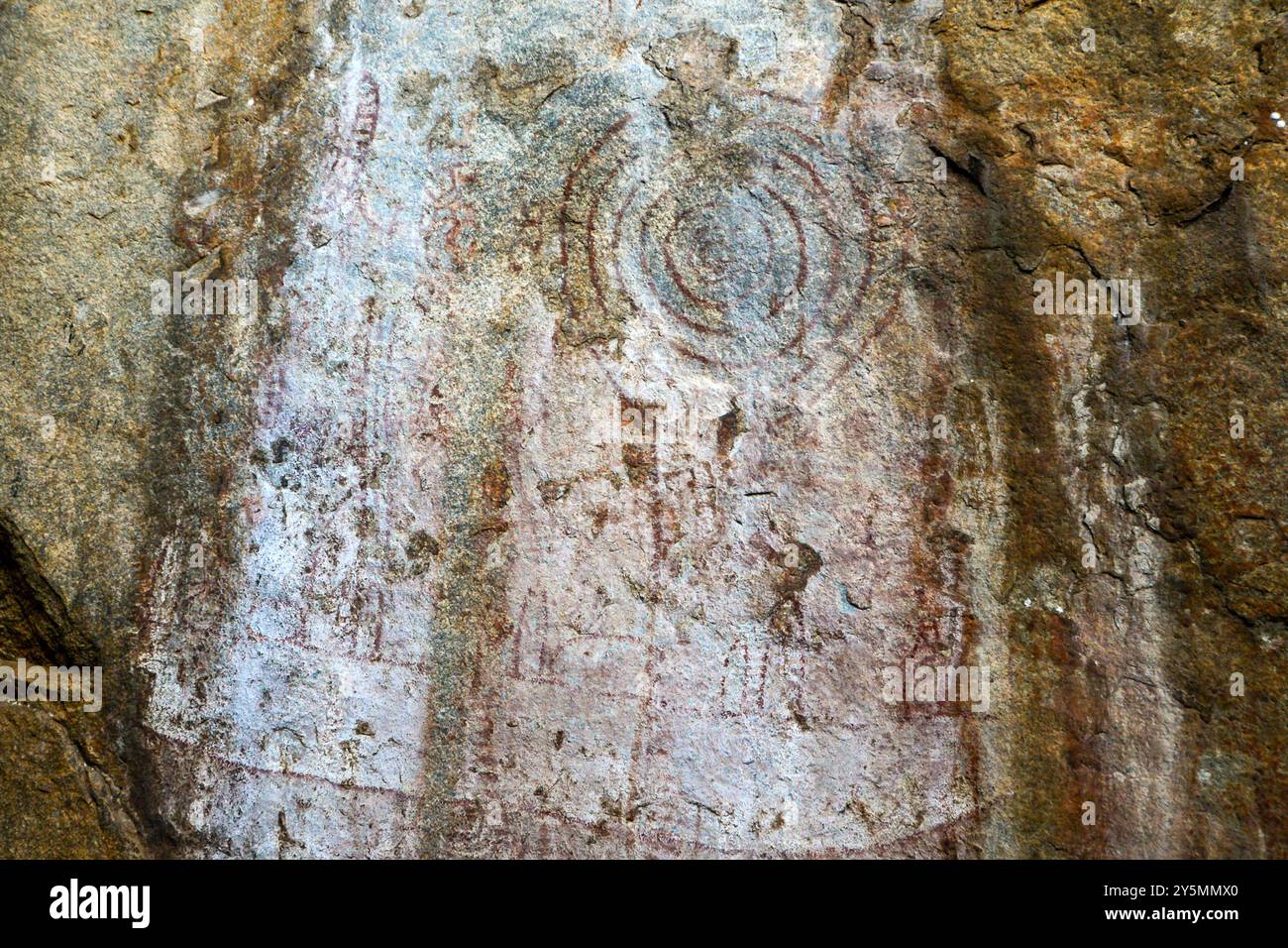 Nyero ancient Rock Paintings in Uganda Stock Photo - Alamy