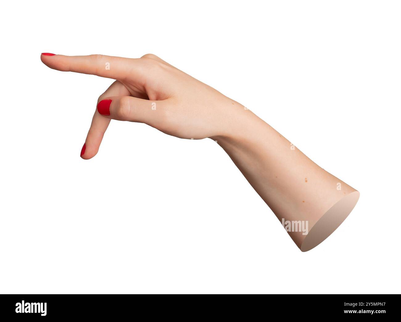Fingers walking gesture, tickling sign isolated on white background Stock Photo - Alamy