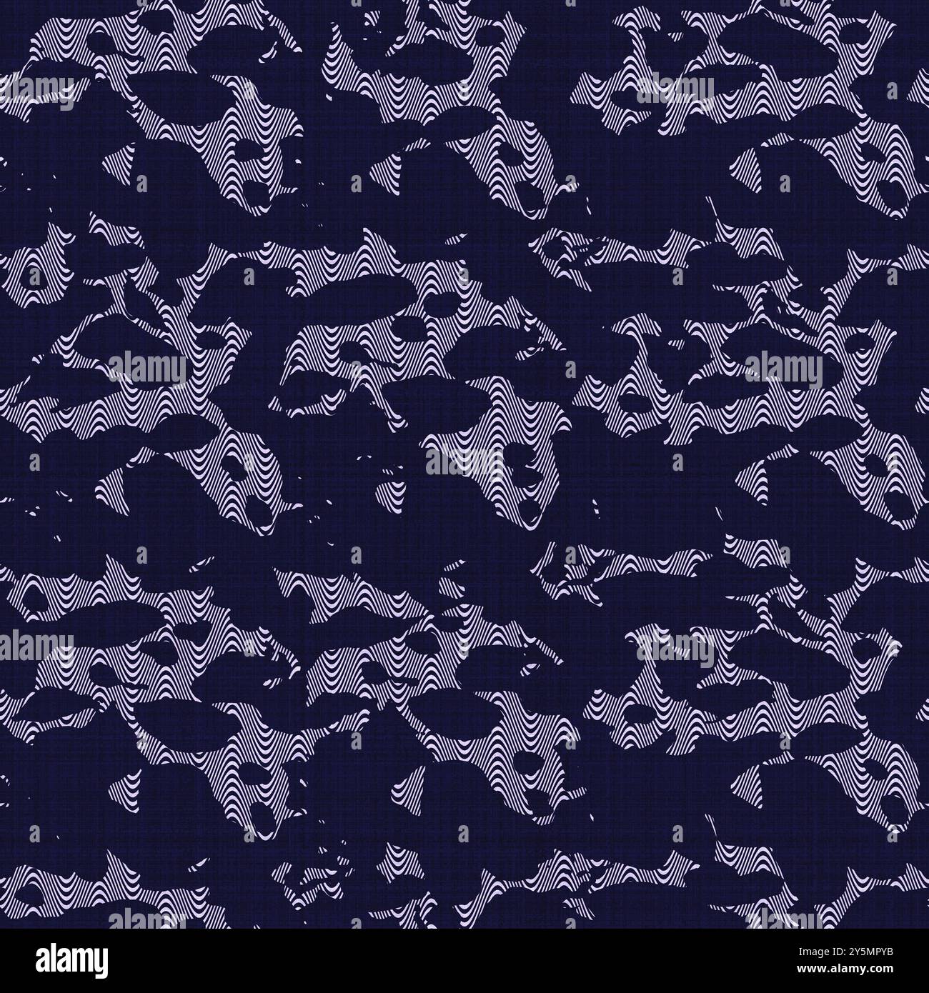 Dark purple camouflage flecked effect abstract seamless pattern ...