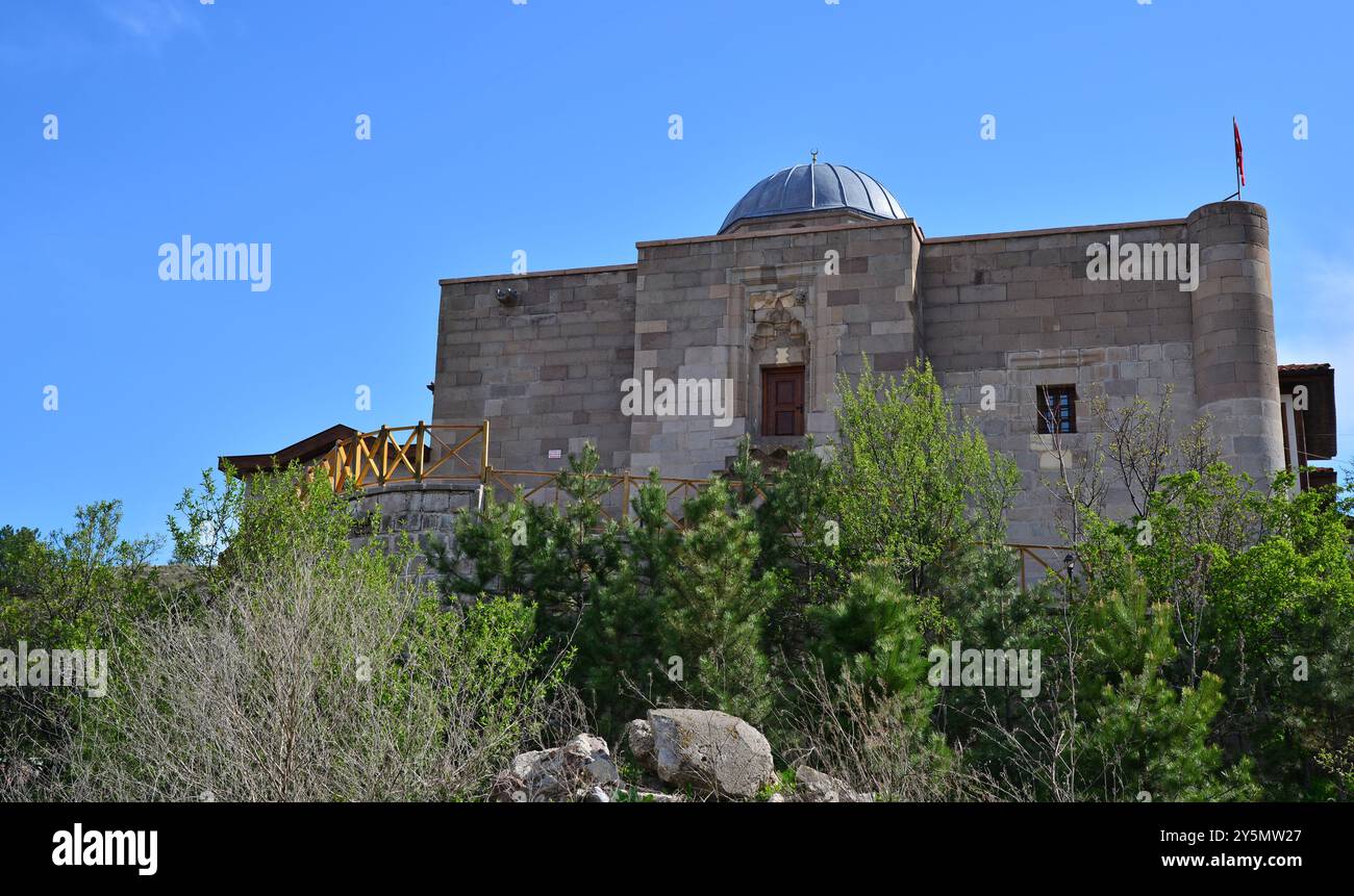 Located in Cankiri, Turkey, Tas Mescit was built during the Seljuk ...