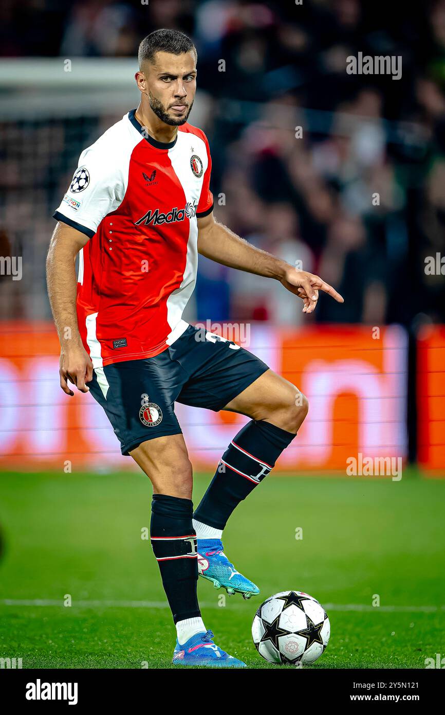 Feyenoord Rotterdam defender David Hancko, during the match Feyenoord ...