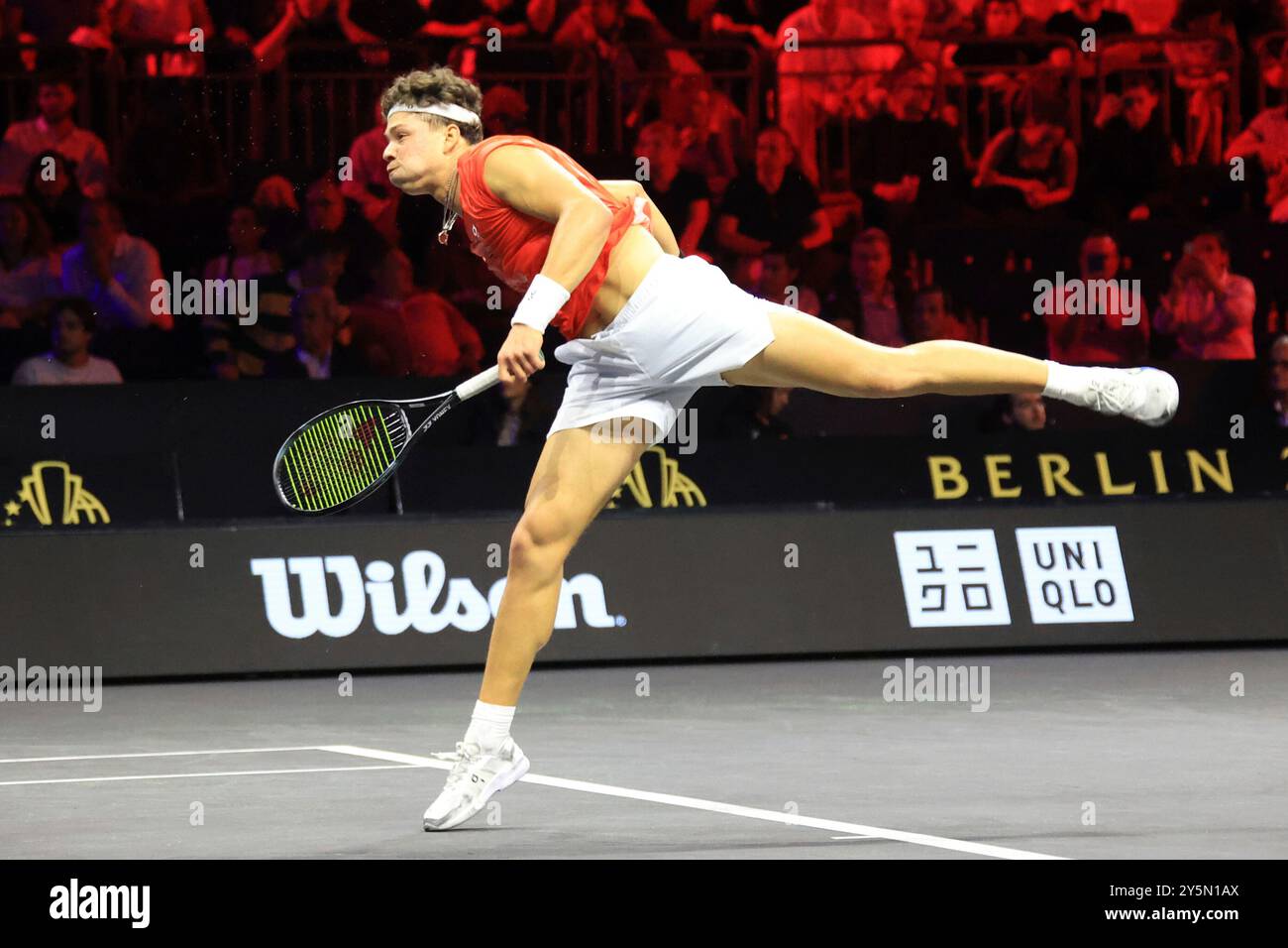 Berlin, Deutschland. 22nd Sep, 2024. 22.09.2024, Uber-Arena, Berlin ...