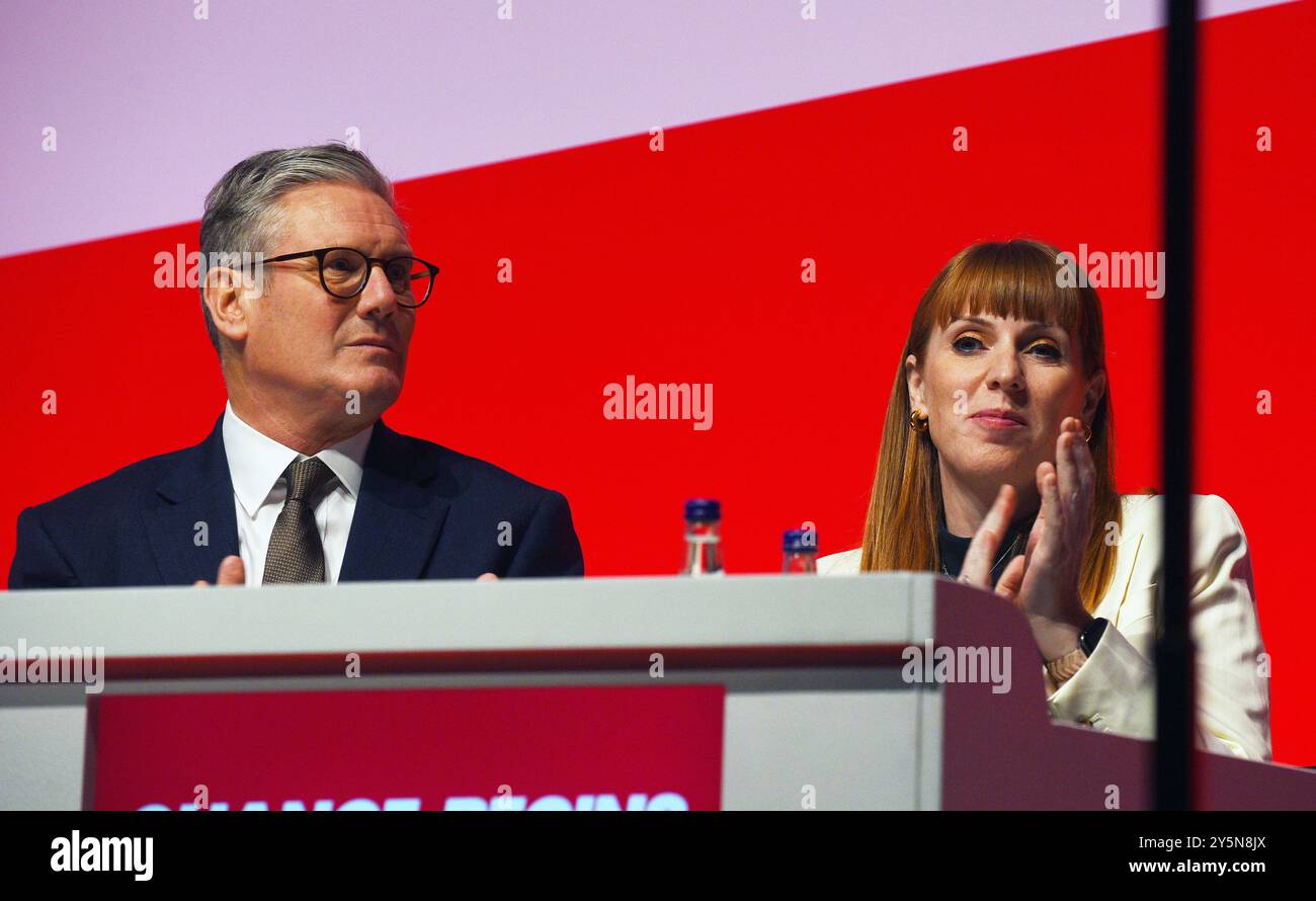 Sir Keir Starmer and Angela Rayner. Labour Party Conference 2024 ...