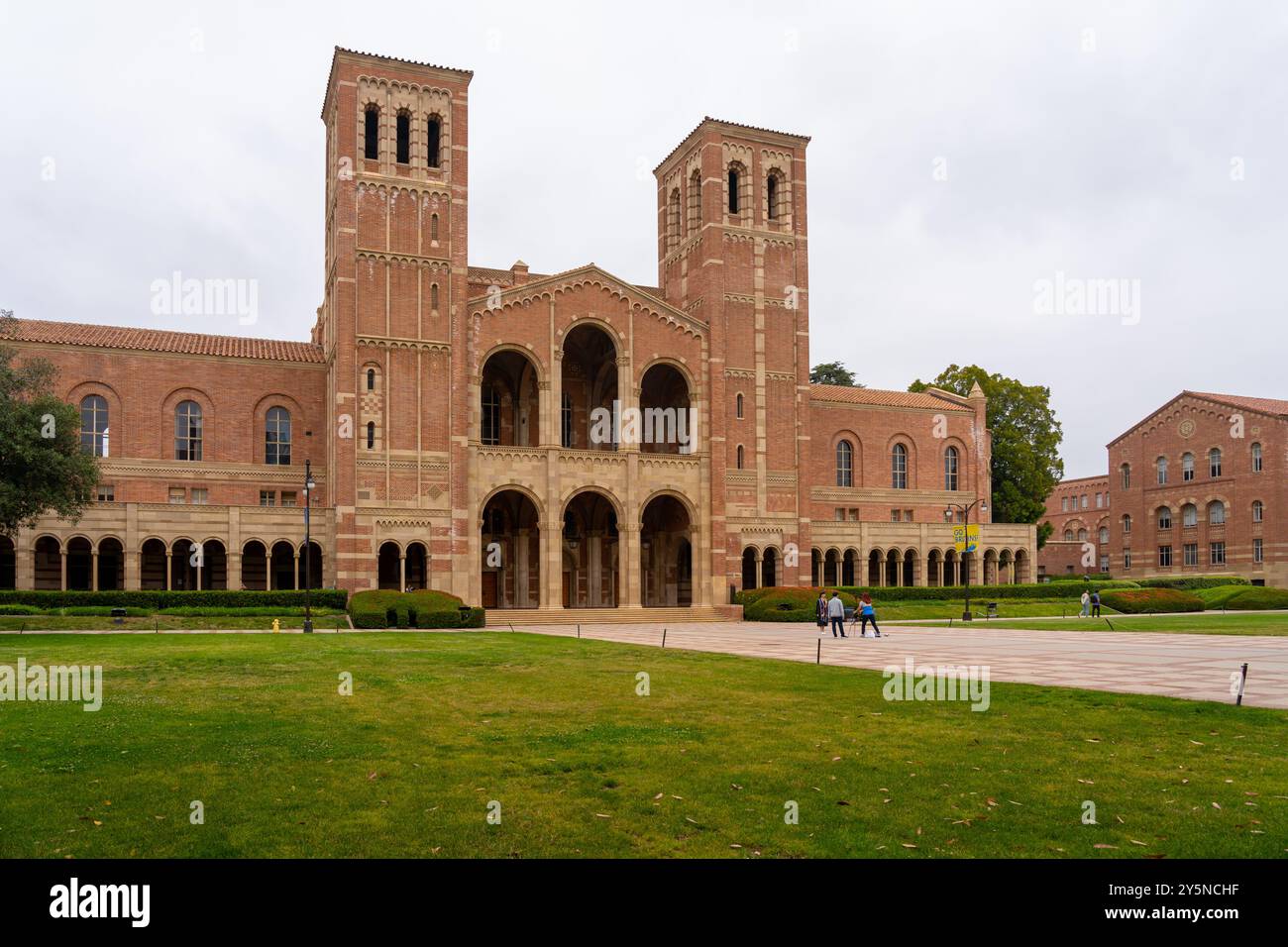 Royce Hall building on University of California (UCLA) campus in Los ...
