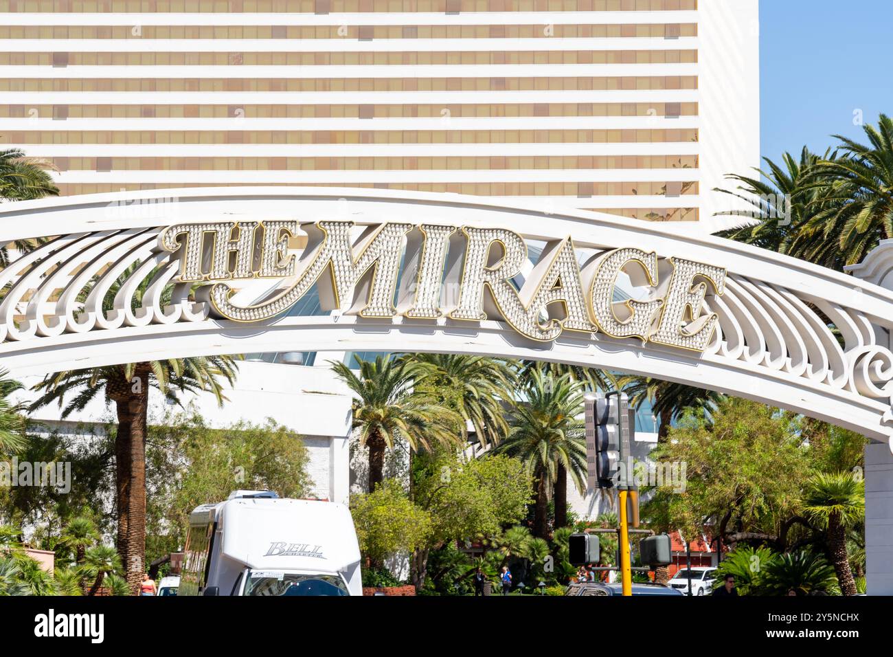 Las Vegas, USA - June 2, 2023: The Mirage logo sign in Las Vegas, USA ...