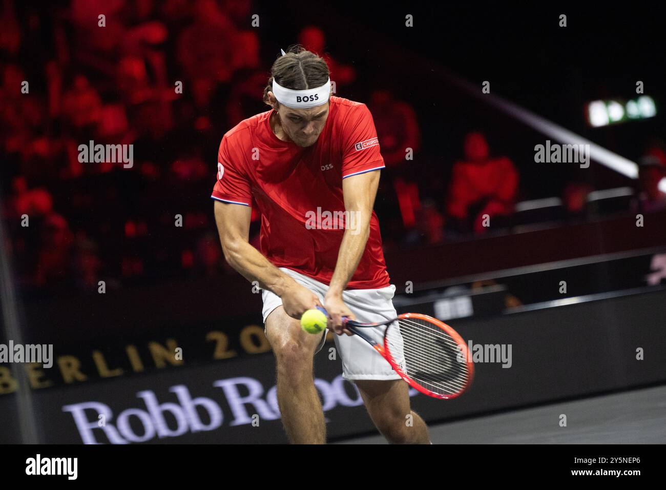 Berlin, Germany. 22nd Sep, 2024. Tennis: Laver Cup, men's singles ...