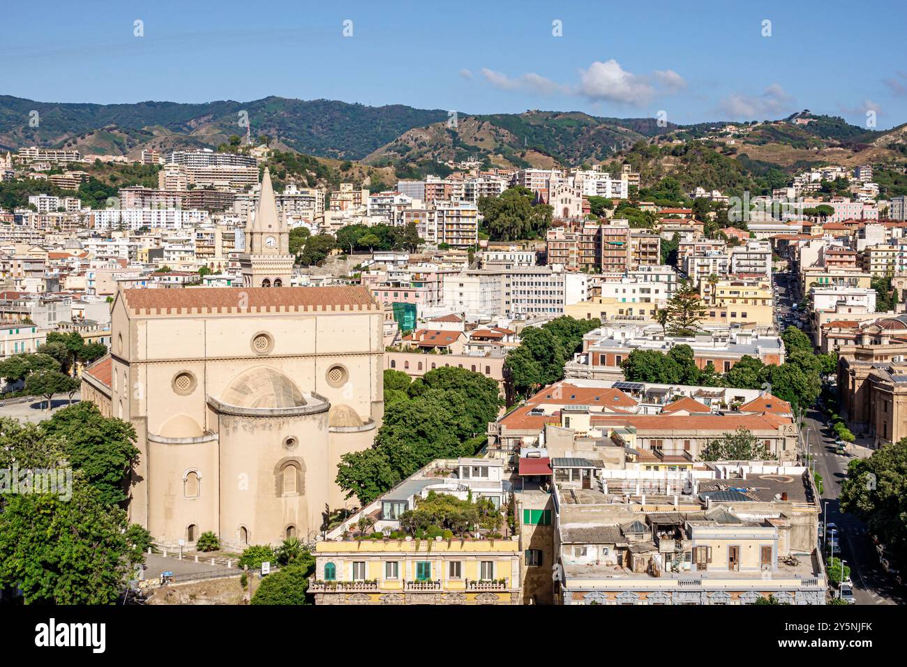 Messina Sicily Italy,city skyline buildings,outside exterior ...