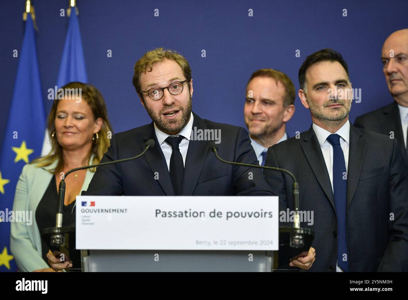 Paris, France. 22nd Sep, 2024. French newly appointed Minister for ...