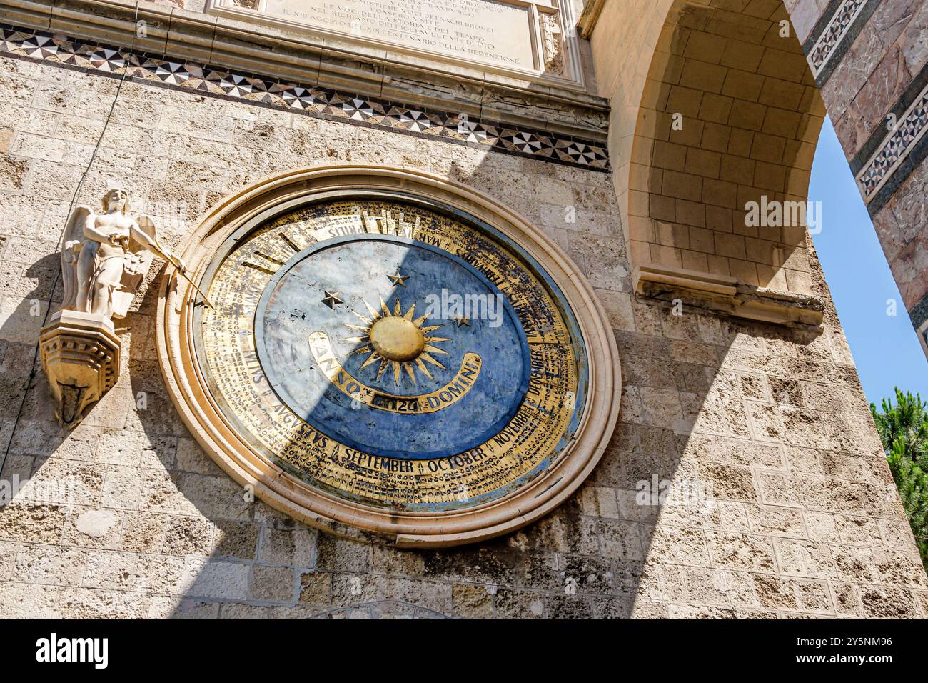 Messina Sicily Italy,Zona pedonale,Piazza Duomo,outside exterior detail ...