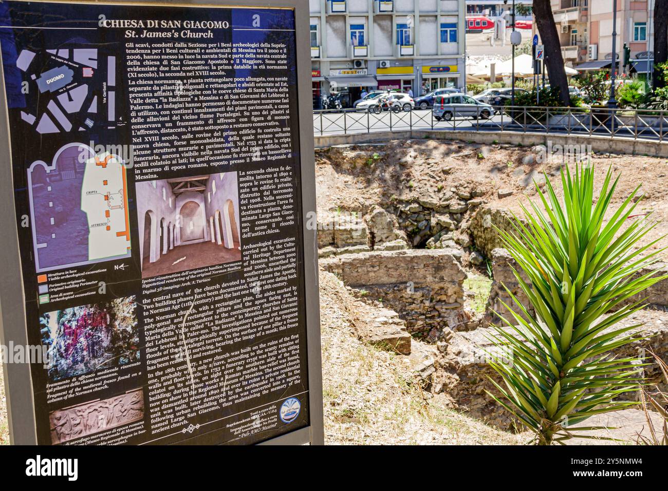 Messina Sicily Italy,Strada San Giacomo,outside exterior,St. James ...