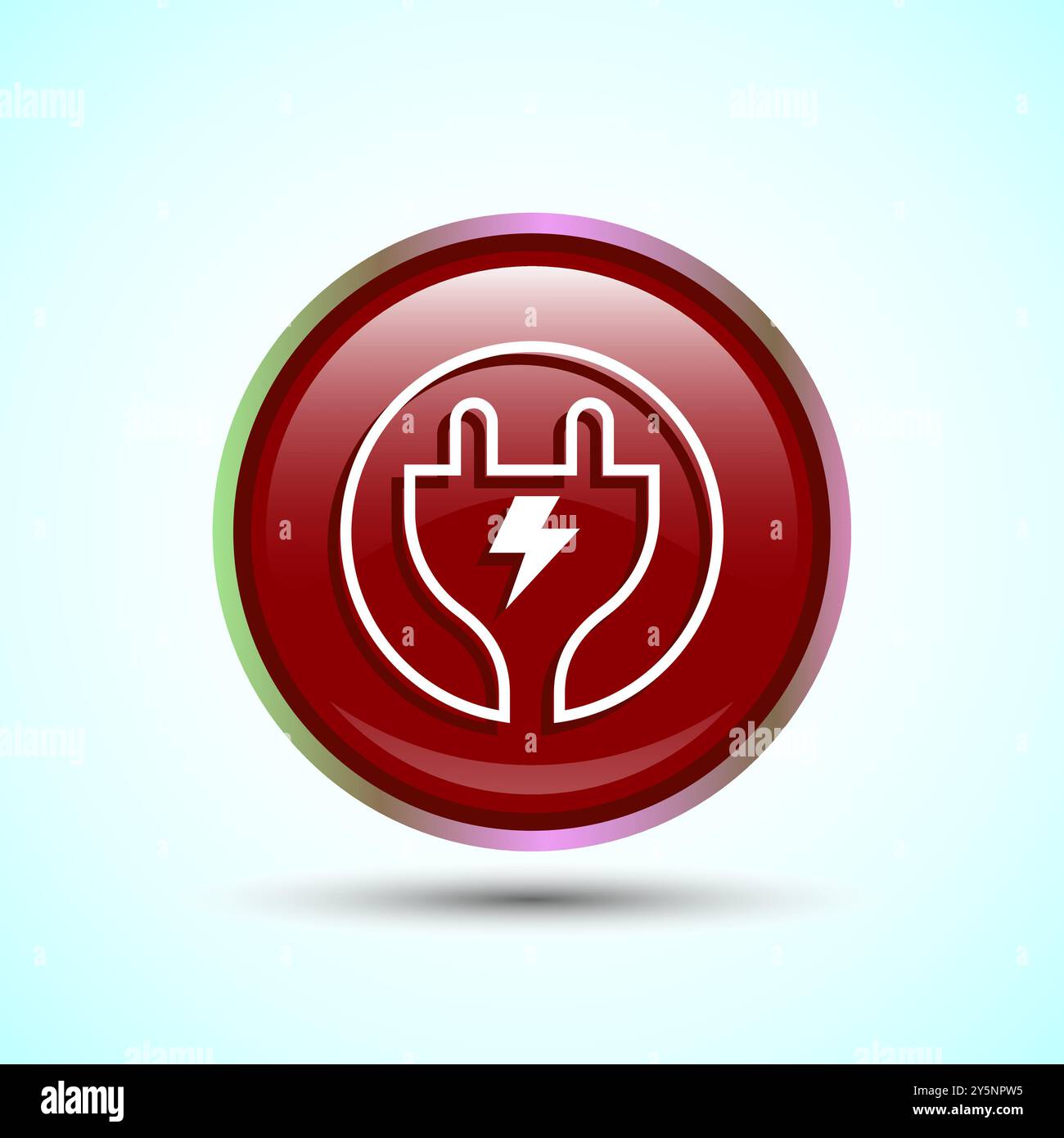 Electricity, Power, Plug Icon Design Illustration, Icon For Web and ...