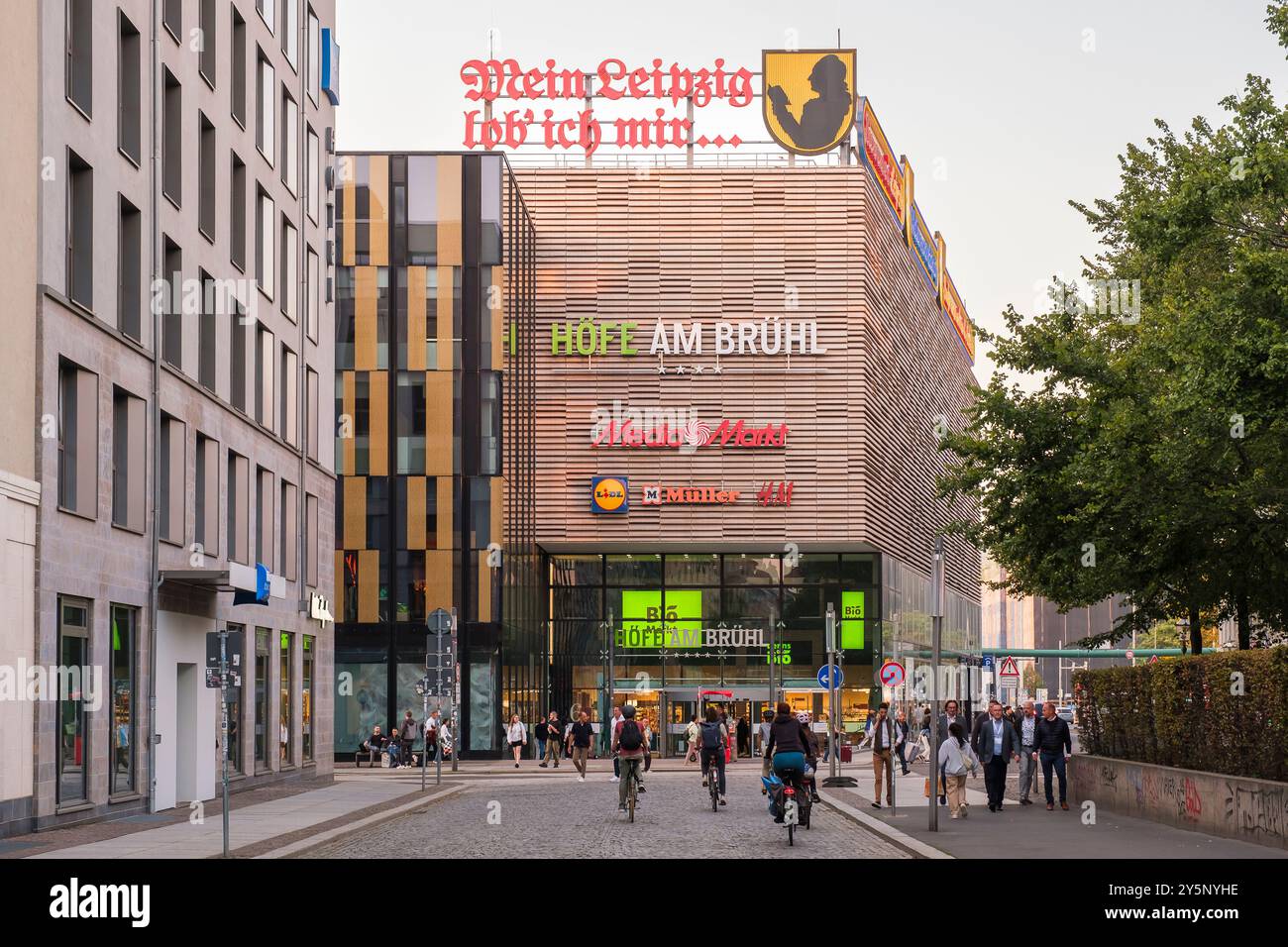 Hoefe am Bruehl shopping centre between Richard-Wagner-Platz, Richard ...