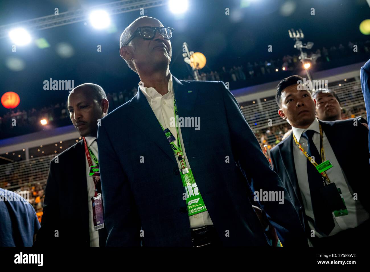Marina Bay, Singapore, 22nd Sep 2024, Paul Kagame, President of Rwanda ...
