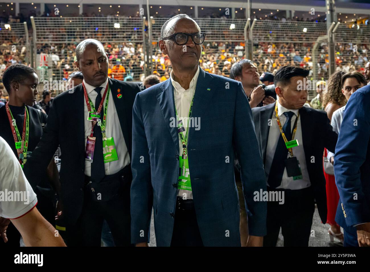 Marina Bay, Singapore, 22nd Sep 2024, Paul Kagame, President of Rwanda ...