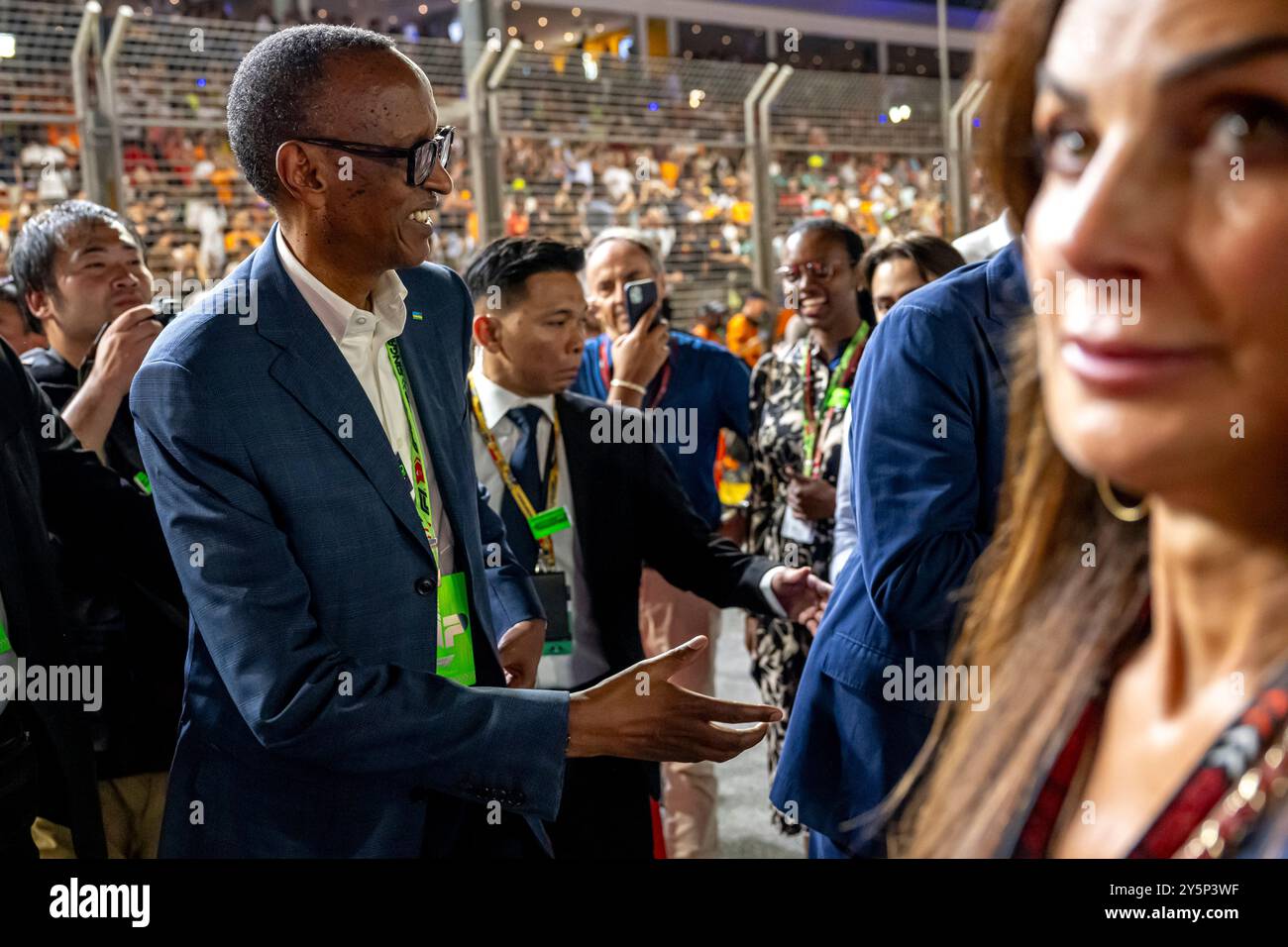 Marina Bay, Singapore, 22nd Sep 2024, Paul Kagame, President of Rwanda ...