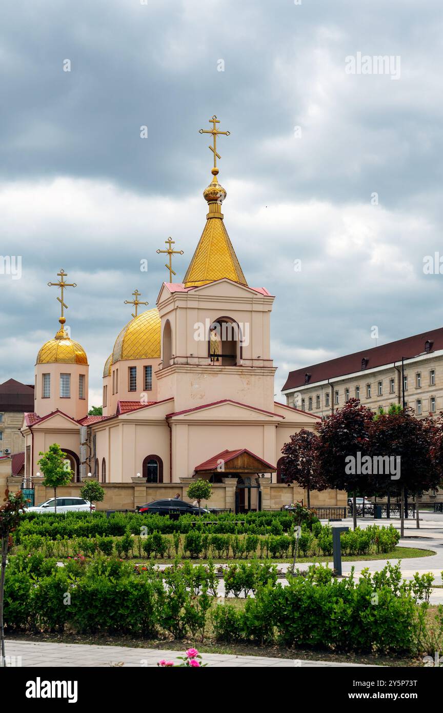 Grozny, Russia: 12.05.2024. Orthodox Church of St. Michael the ...