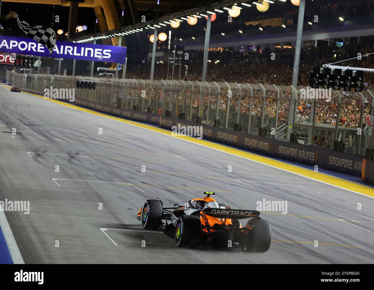 Formula 1 2024 finish line hi-res stock photography and images - Alamy