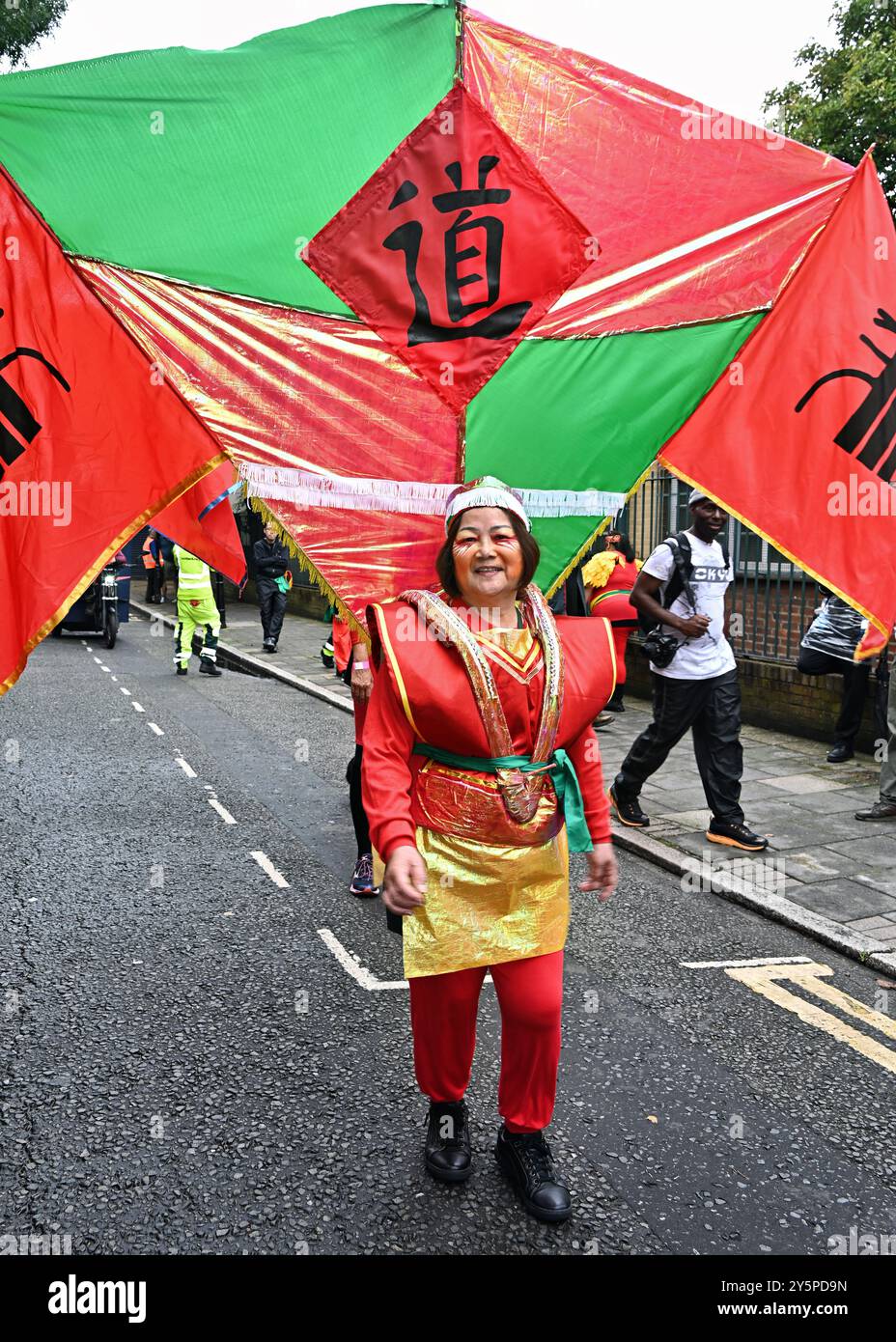 LONDON, UK. 22nd Sep, 2024. Hackney Carnival 2024 street parade will be ...