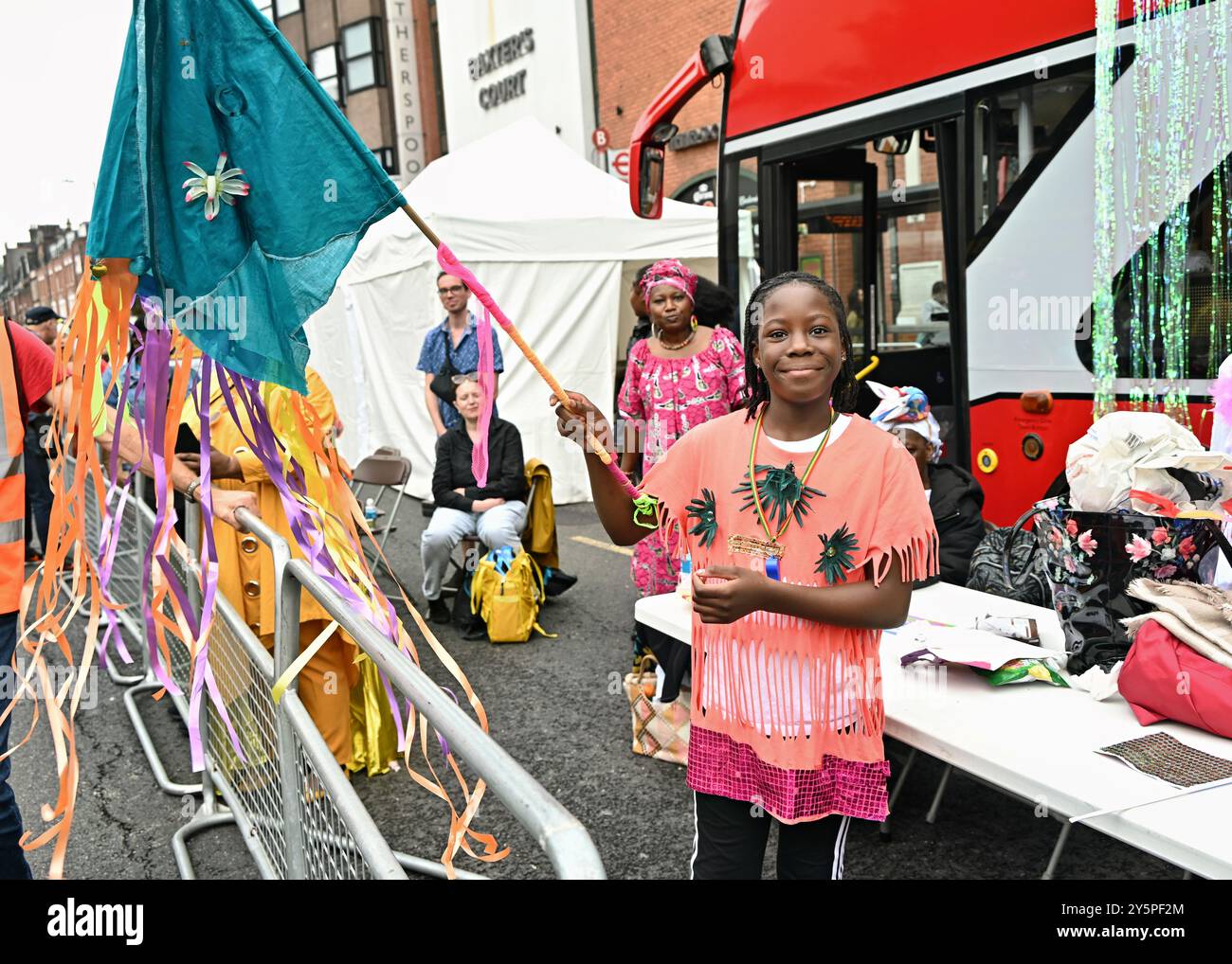 LONDON, ENGLAND: 22nd September 2024: Hackney Carnival 2024 street ...