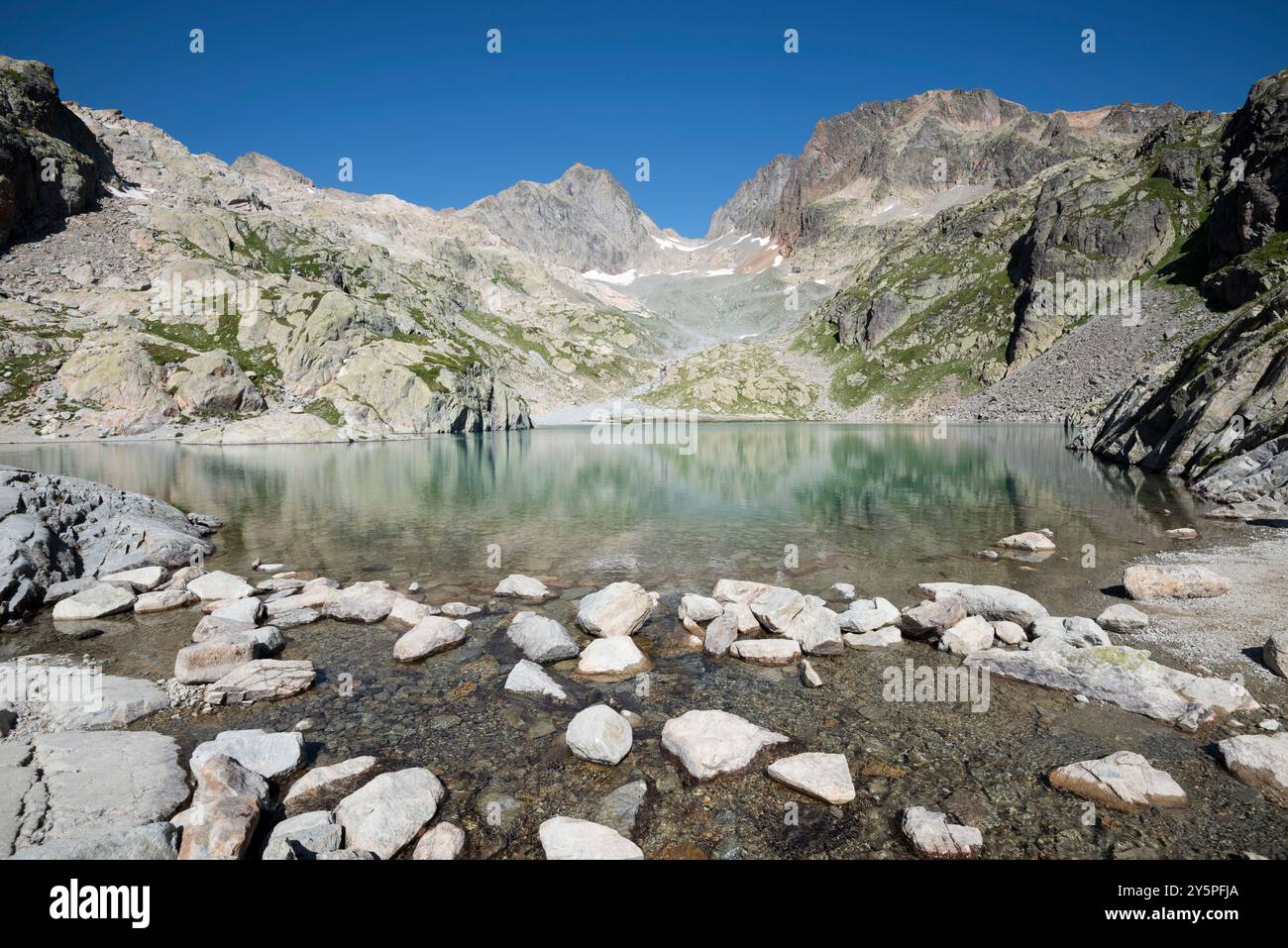 Lac blanc and aiguilles rouges hi-res stock photography and images - Alamy