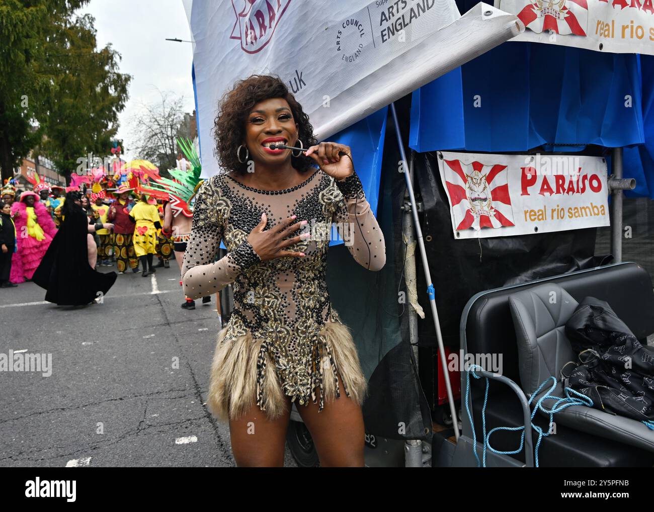 LONDON, UK. 22nd Sep, 2024. Hackney Carnival 2024 street parade will be ...