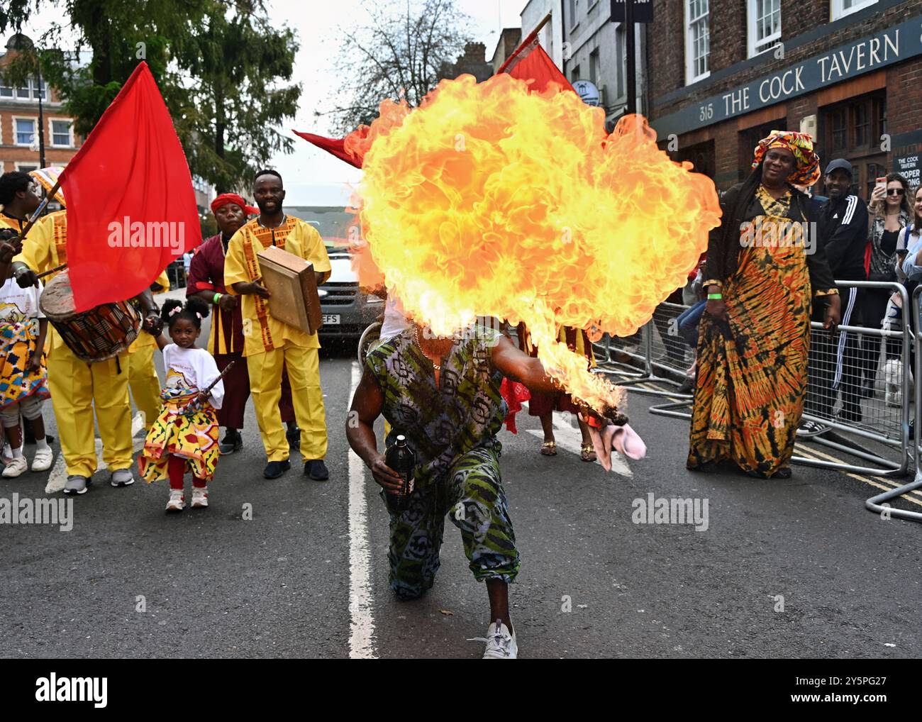 LONDON, UK. 22nd Sep, 2024. Hackney Carnival 2024 street parade will be ...