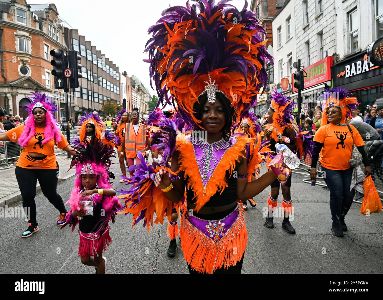 LONDON, ENGLAND: 22nd September 2024: Hackney Carnival 2024 street parade will be the highlight ...