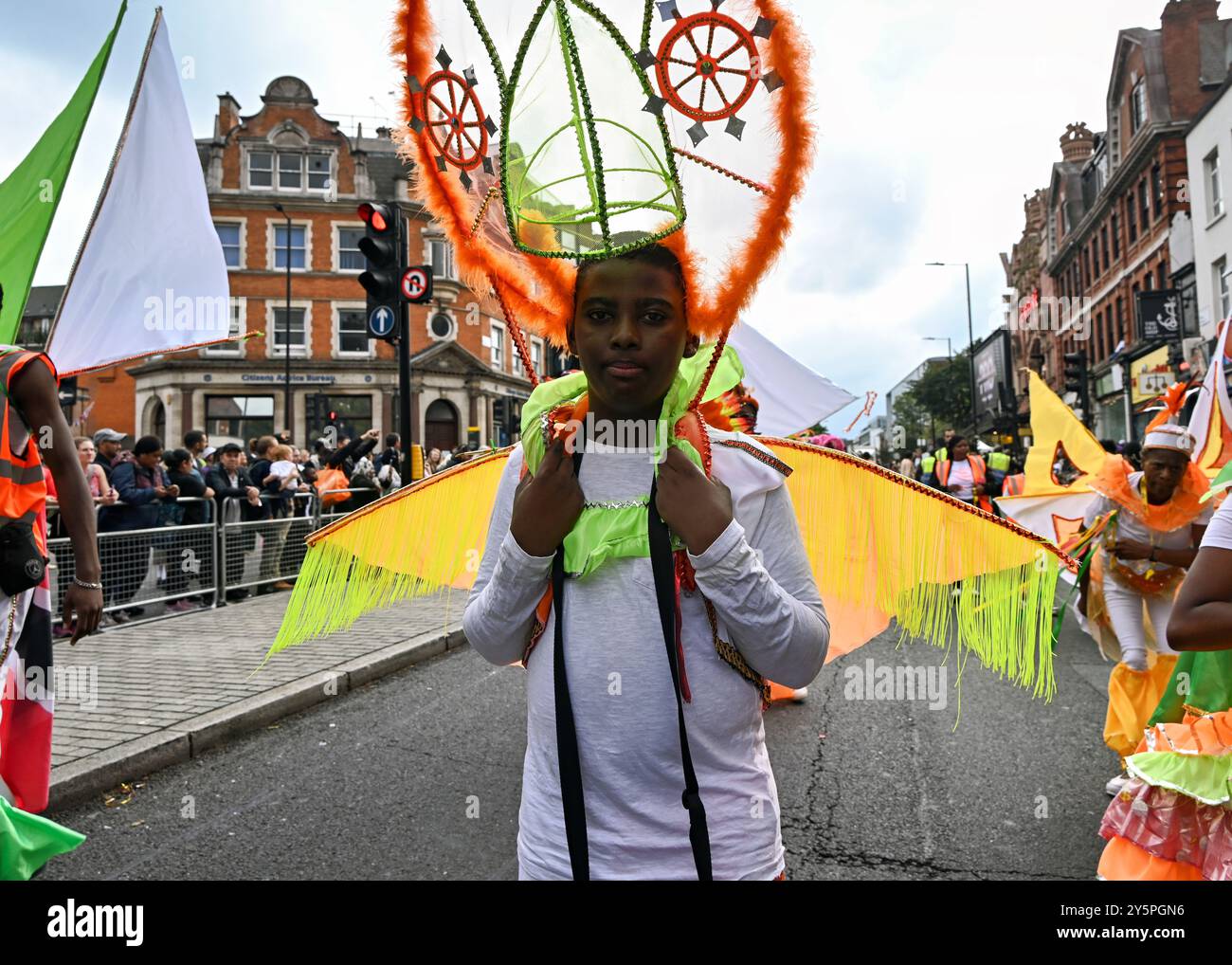 LONDON, ENGLAND: 22nd September 2024: Hackney Carnival 2024 street parade will be the highlight ...