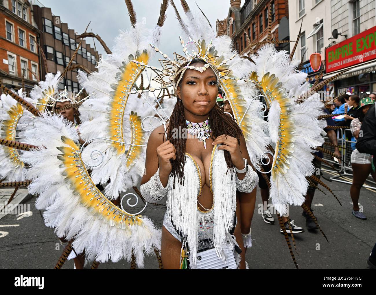 LONDON, ENGLAND: 22nd September 2024: Hackney Carnival 2024 street parade will be the highlight ...