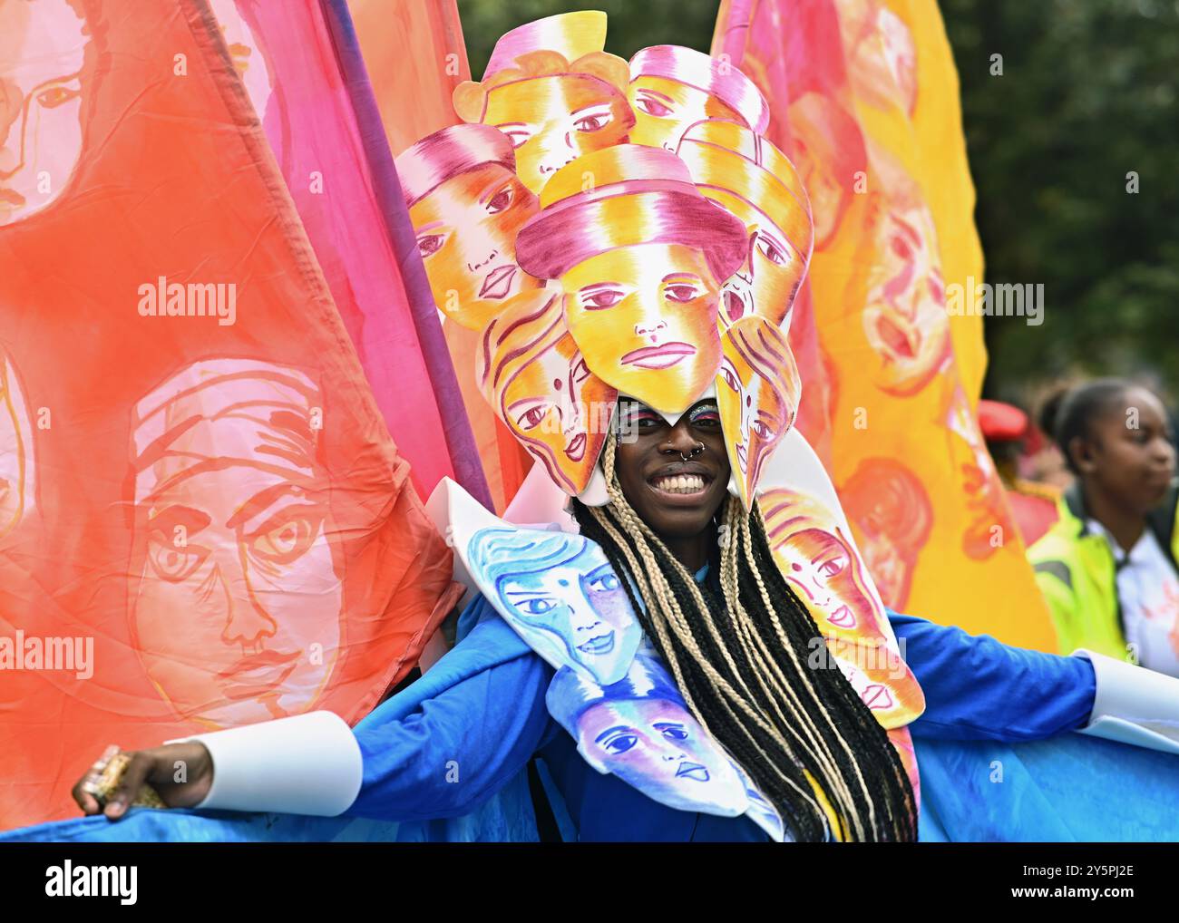 LONDON, ENGLAND: 22nd September 2024: Hackney Carnival 2024 street ...