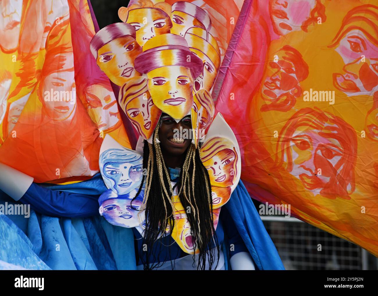 LONDON, ENGLAND: 22nd September 2024: Hackney Carnival 2024 street ...